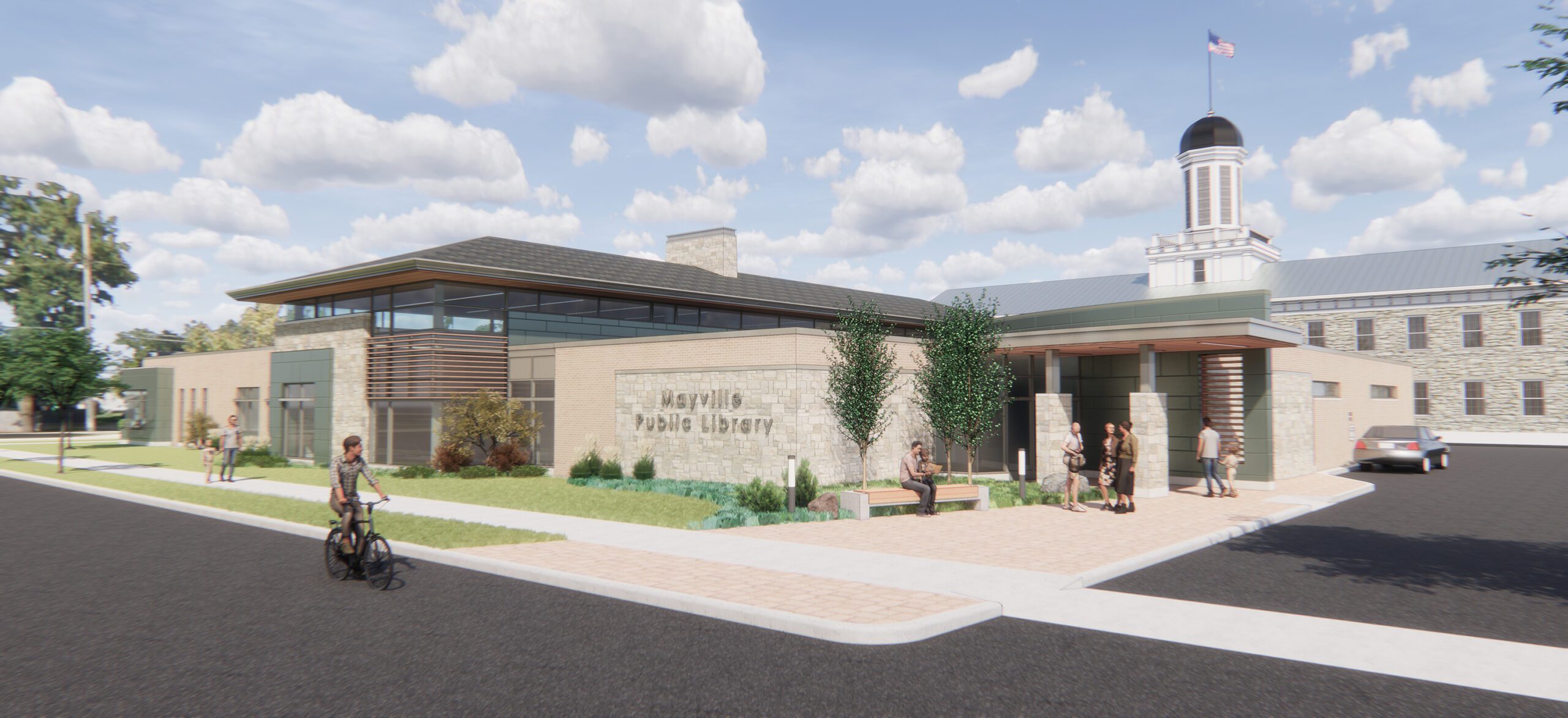 Ted & Grace Bachhuber Memorial Library - Harwood